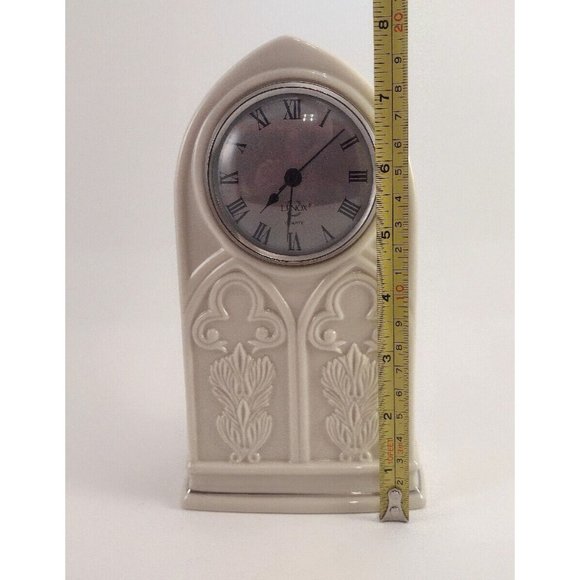 Lenox | Accents | Lenox White Mantle Clock Fleur De Lis Collection ...